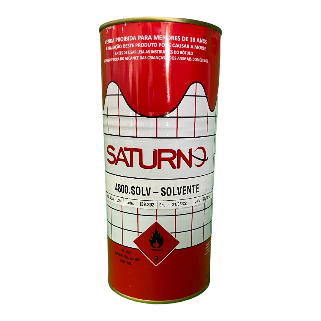 Tintas a base de Solvente - Solvente Brilhante Saturno 900 ML - Gsilk ...
