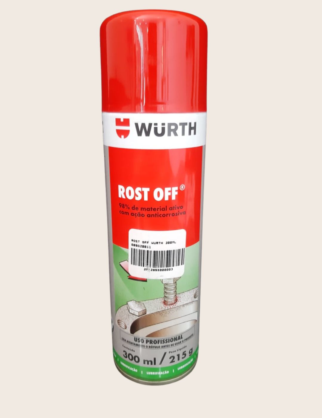 Acessórios - Spray Lubrificante Rost Off Wurth 300ml - Frascarelli ...