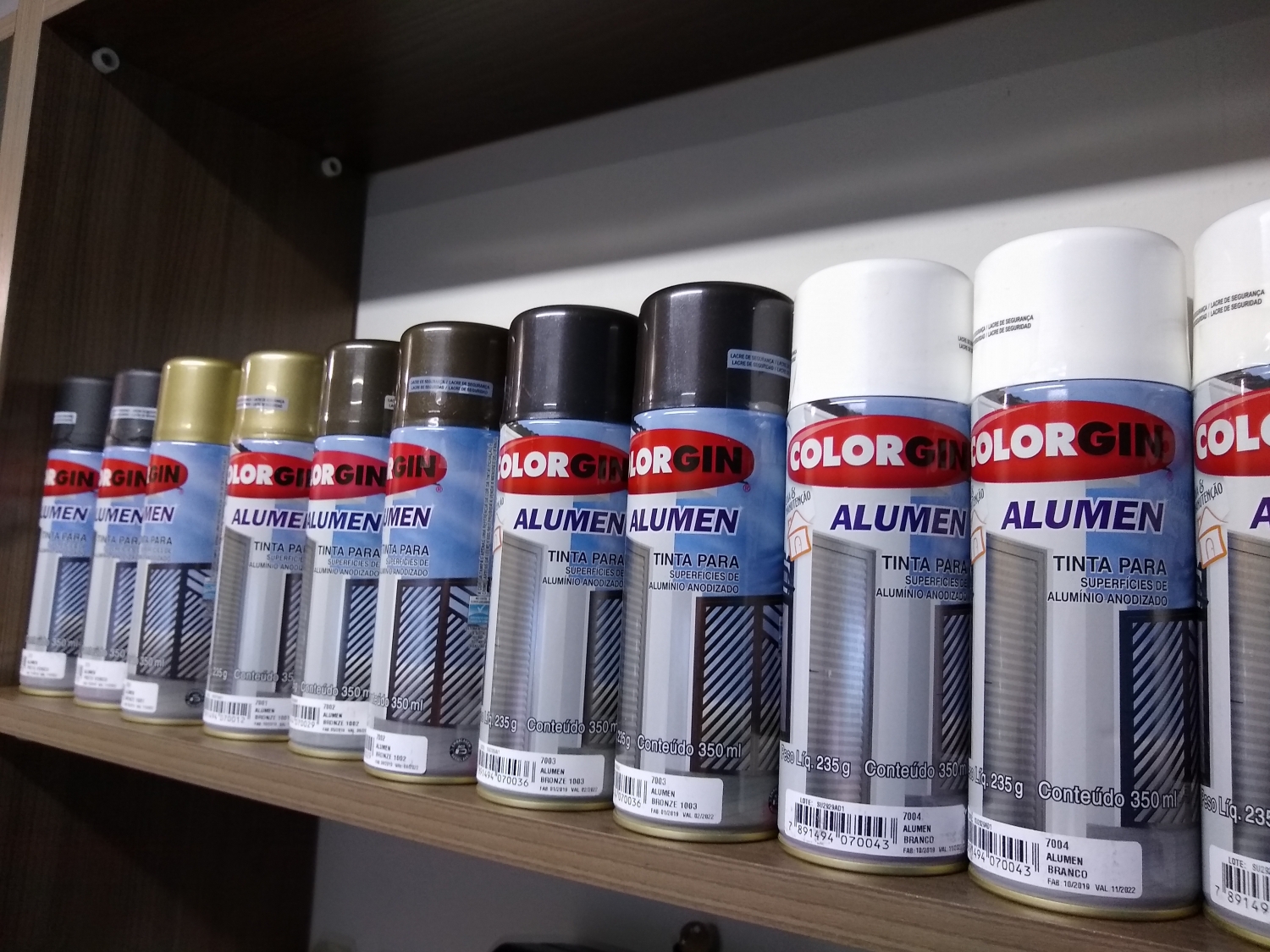 Acessórios - SPRAY COLORGIN - Comab Alumínio